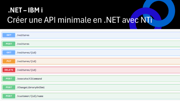 AUMERIAL - API REST minimale .NET C# sur IBM i/AS400 avec NTi DataProvider